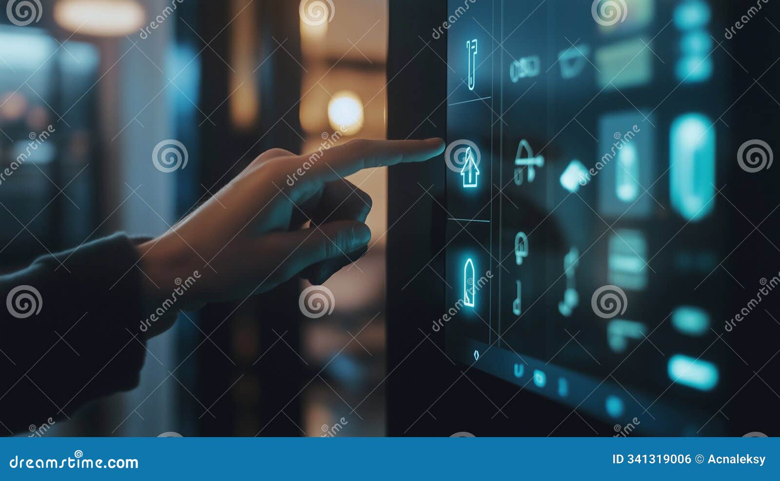 People Using Personal Devices, Smart Home Devices Stock Photo - Image ...