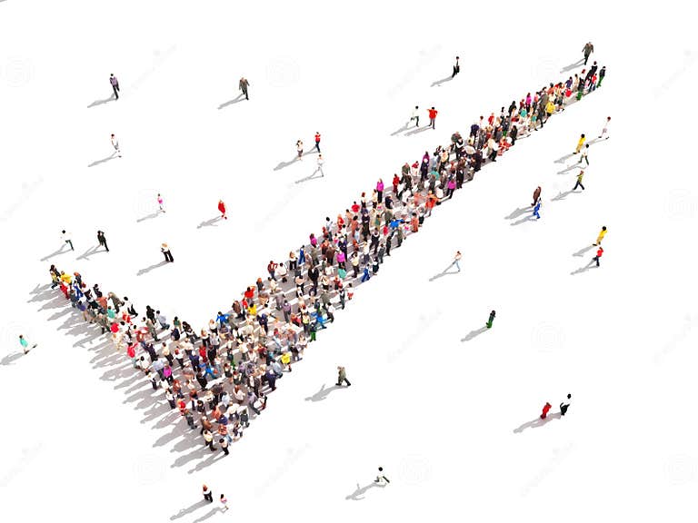 People that agree. stock illustration. Illustration of abstract - 41461085