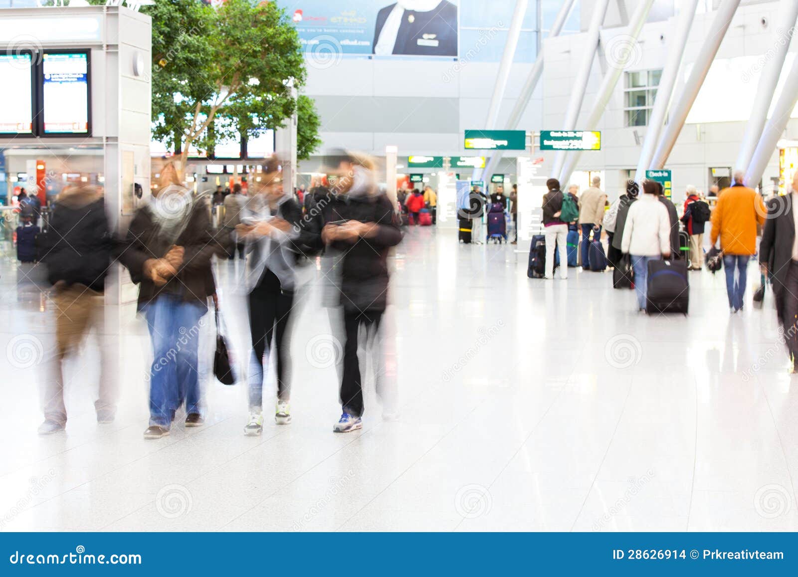 People at the airport stock photo. Image of crowd, airplane - 28626914