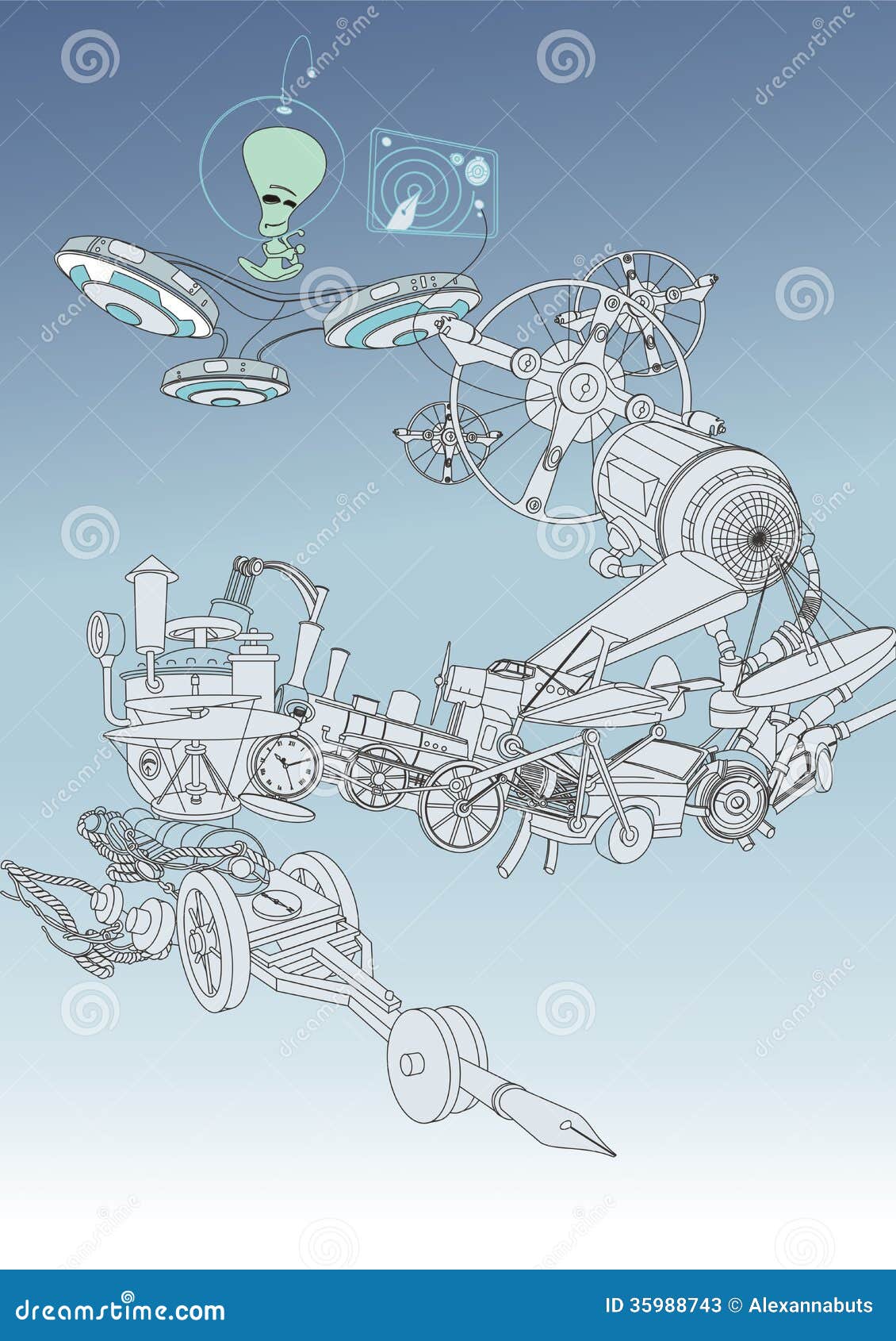 Bored Aliens Stock Illustrations – 3 Bored Aliens Stock Illustrations ...