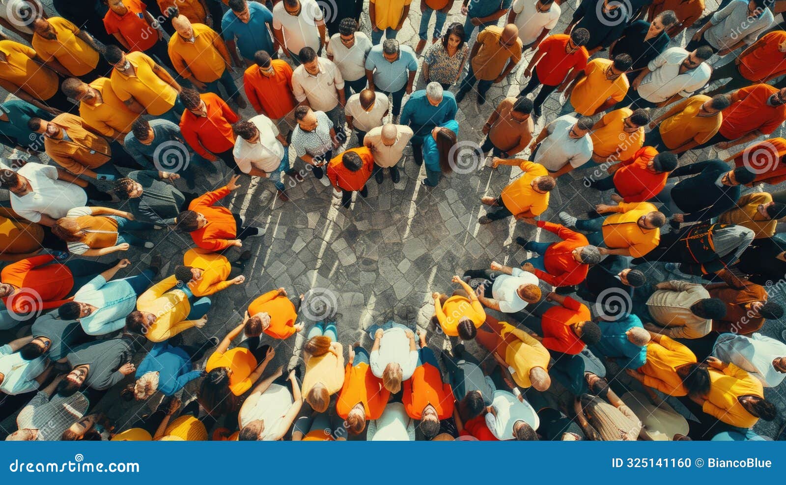 People of All Ages and Races Coming Together in Unity AIG535 Stock ...