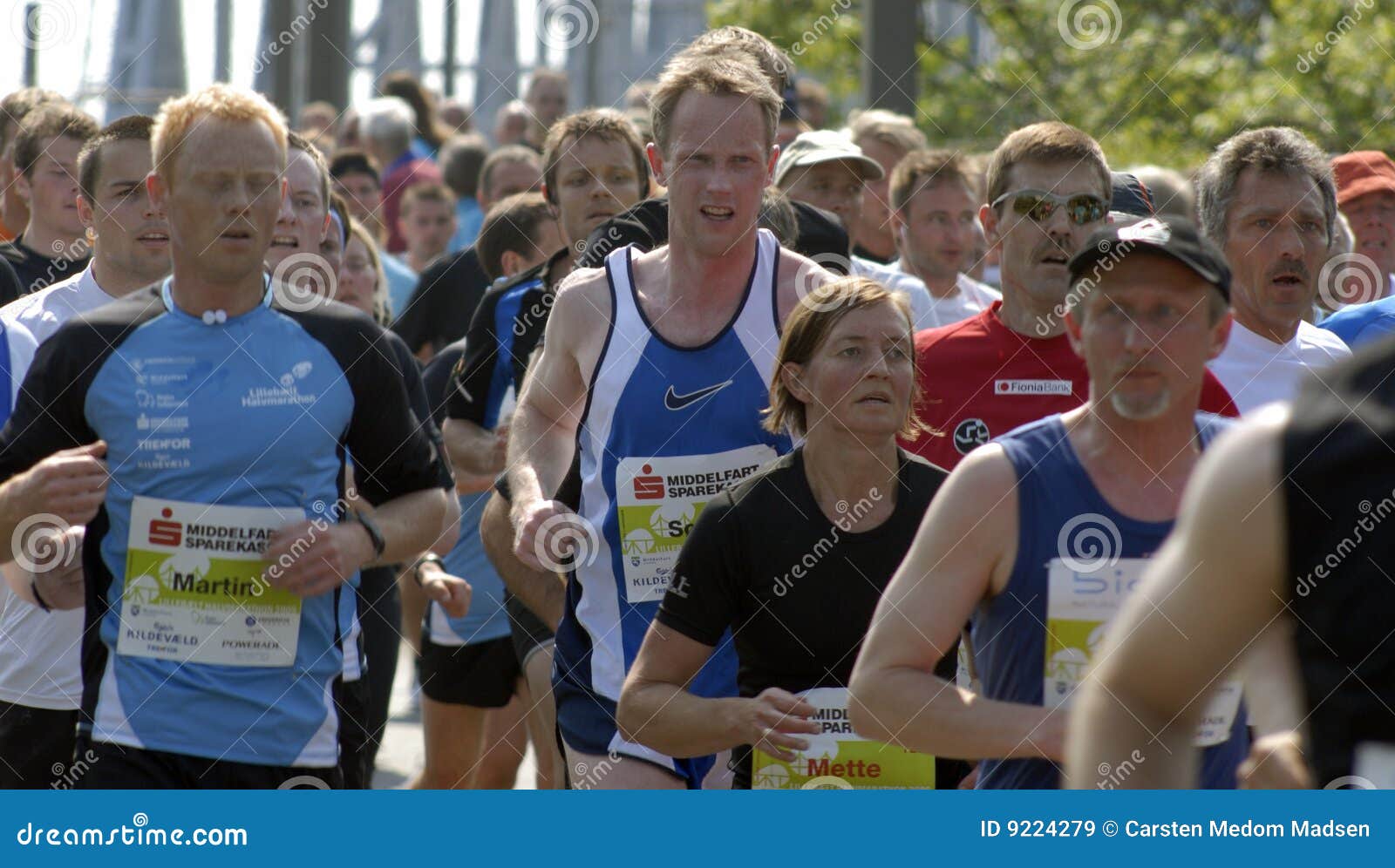 People all over running editorial stock image. Image of independence ...