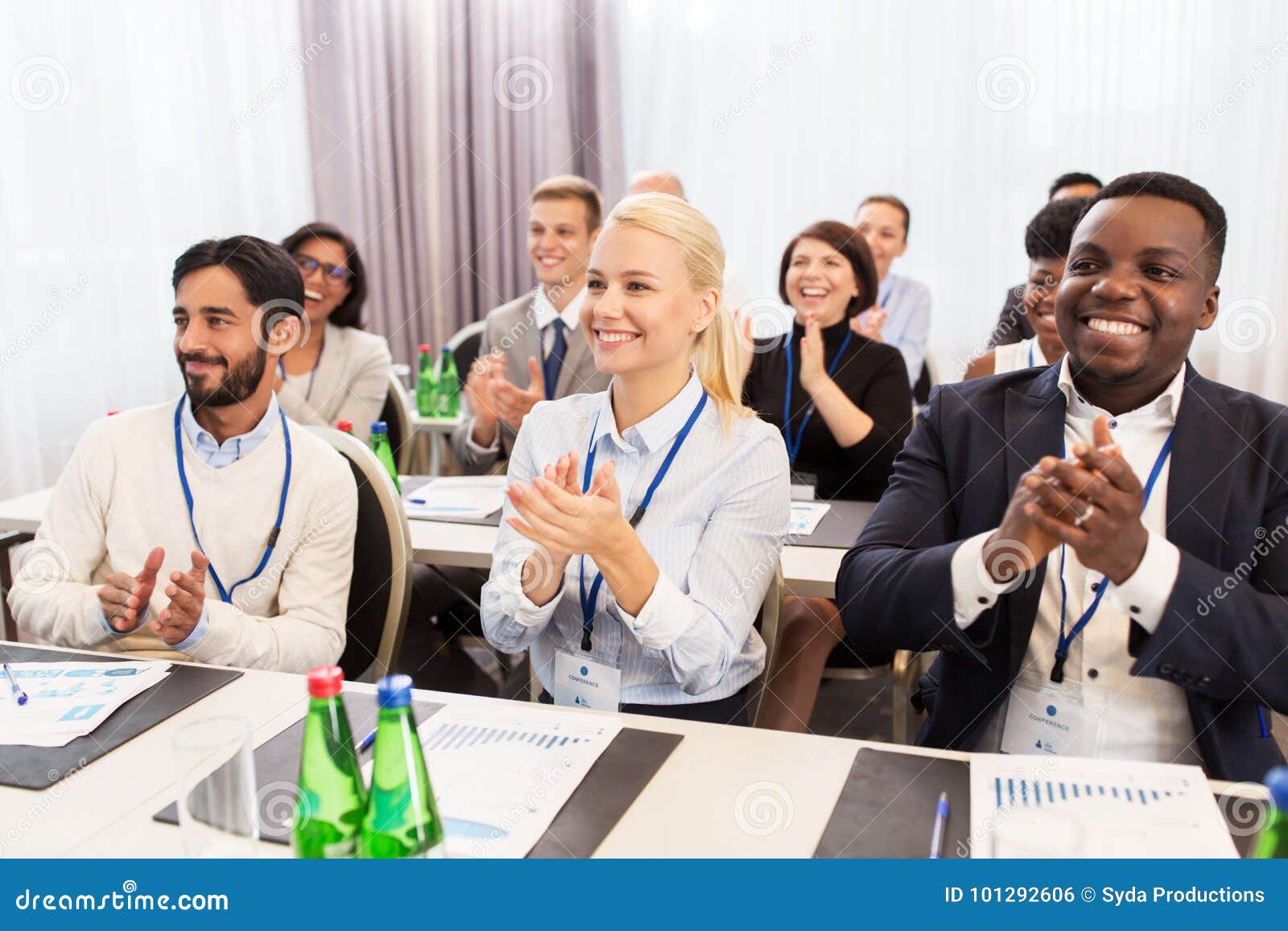 People Applauding at Business Conference Stock Photo - Image of ... People Applauding at Business Conference Stock Photo - Image of ...