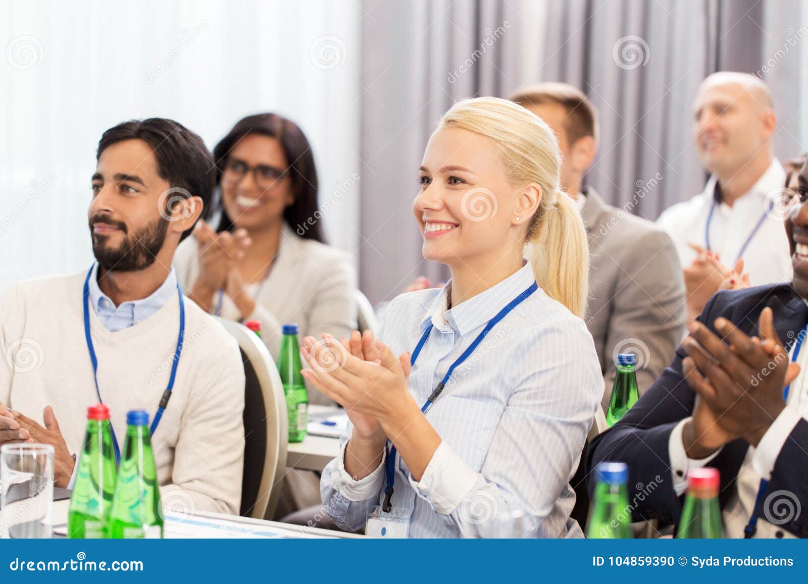 People Applauding at Business Conference Stock Photo - Image of ... People Applauding at Business Conference Stock Photo - Image of ...