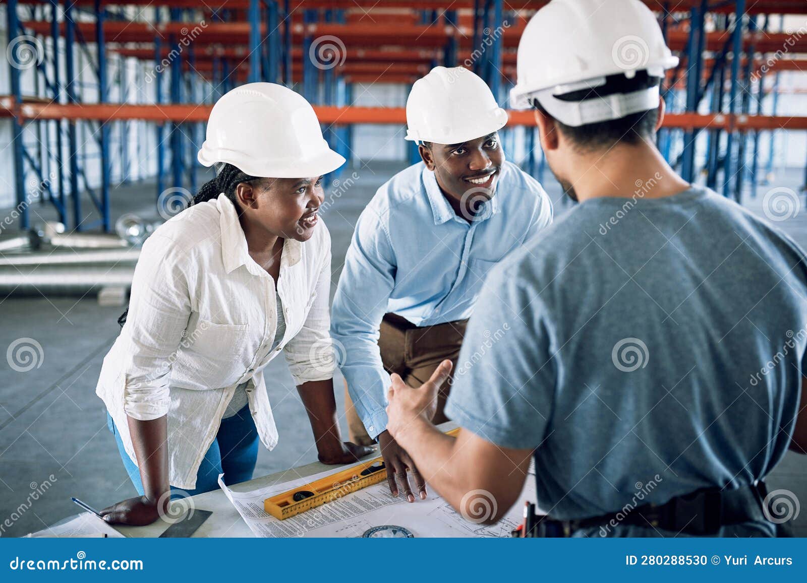 People, Architect and Blueprint in Team Construction, Planning or ...