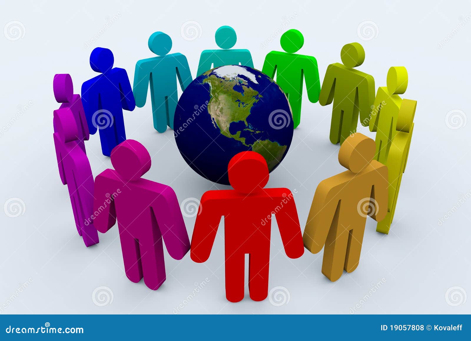 People Surrounding The World