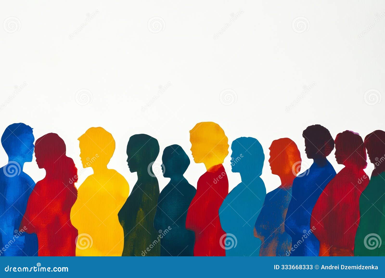 People Arranged To Make the Shape of an Audience or Crowd, Representing ...