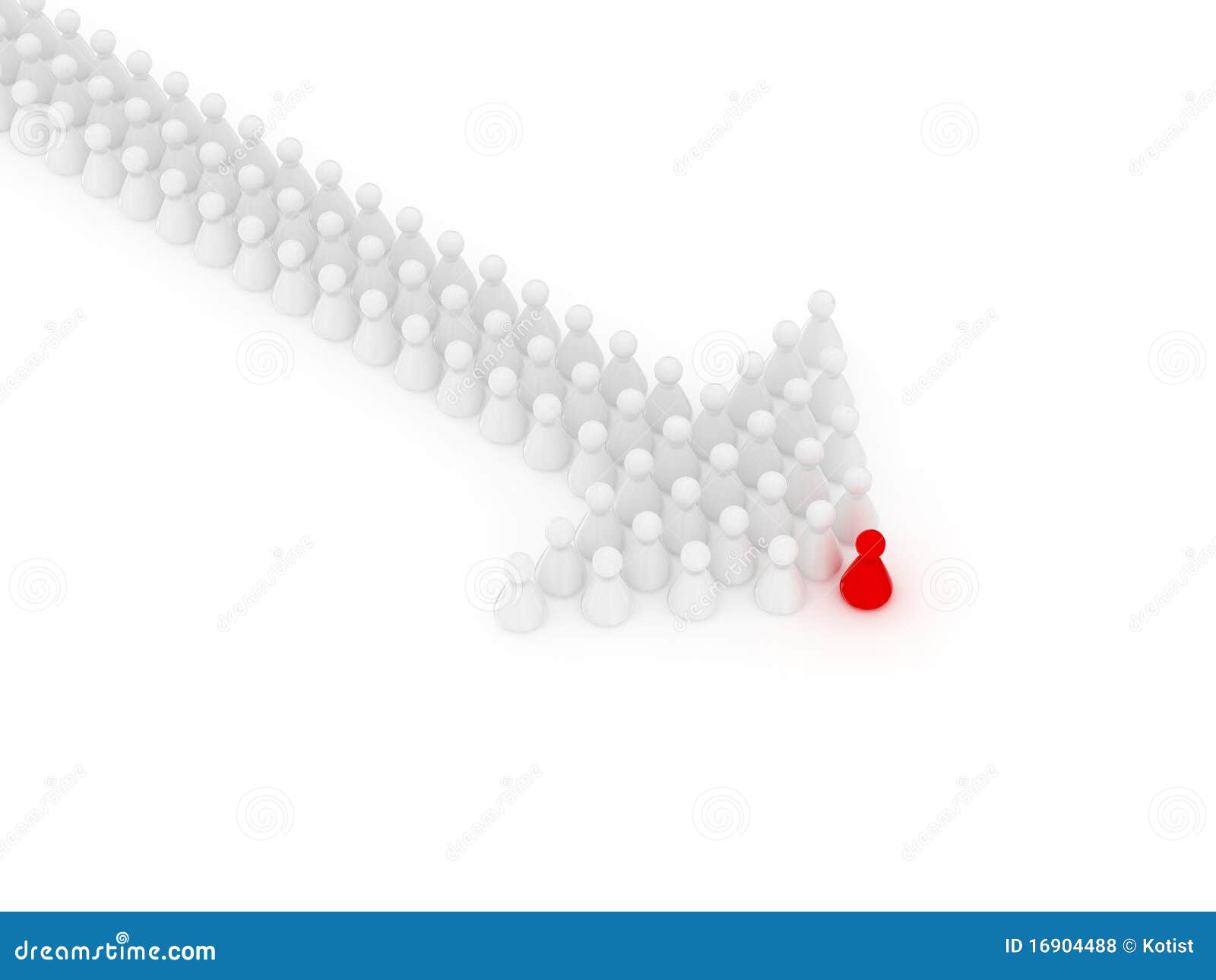 People arrow concept stock illustration. Illustration of abstract ...