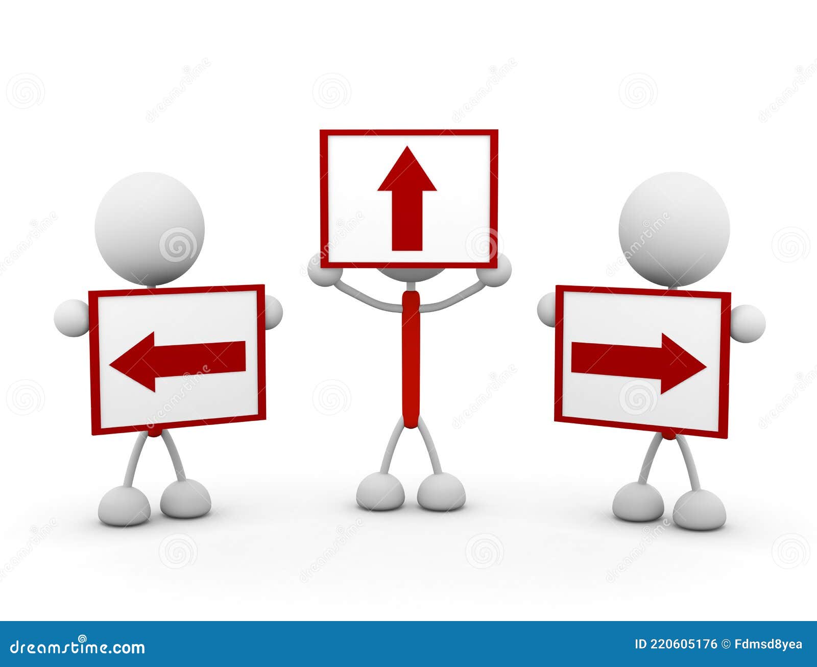 People with arrows stock illustration. Illustration of good - 220605176