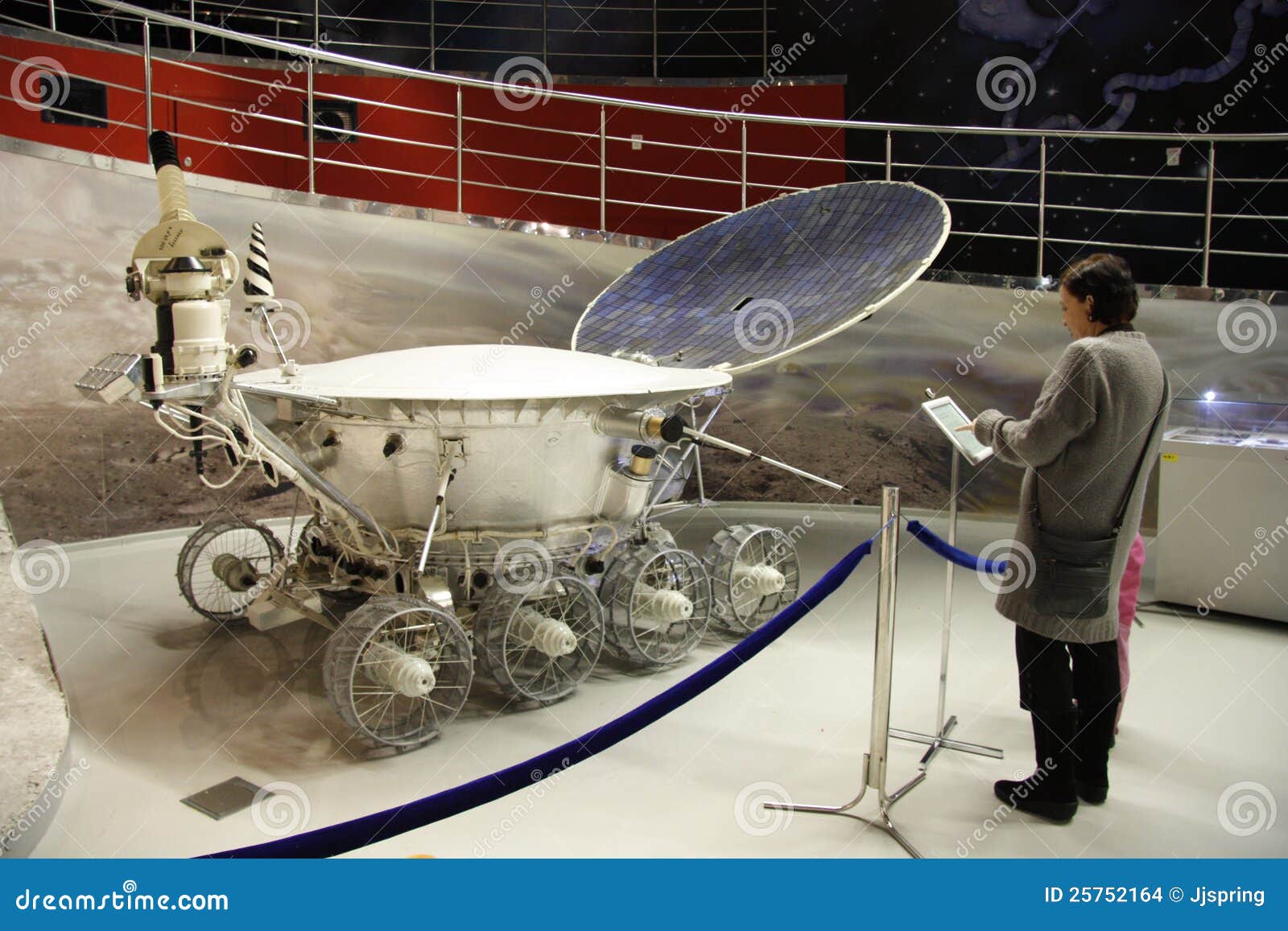 Astronauts And Robot Examining Plant Incubator Stock Image ...