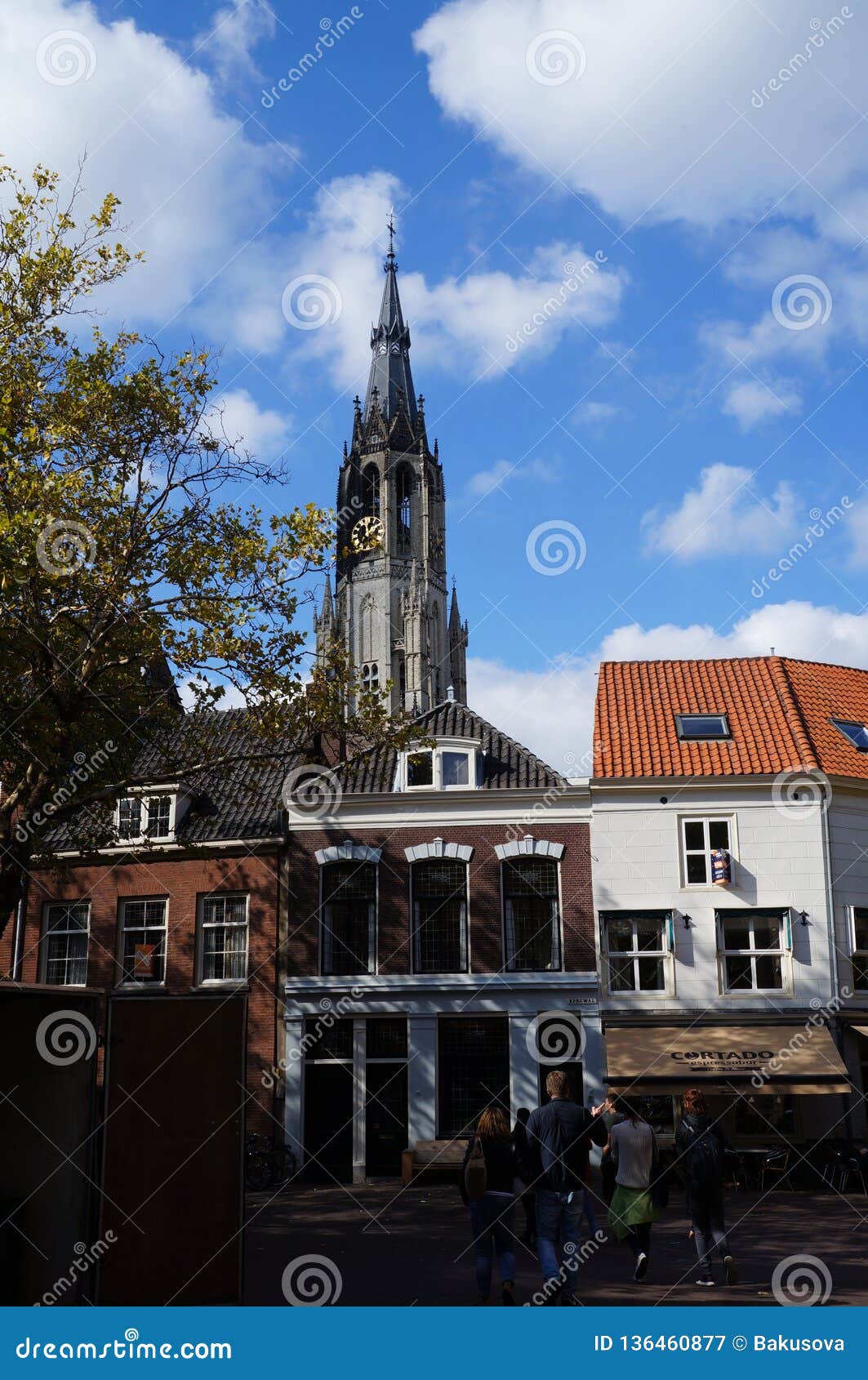 People Attends the Central Square of Delft Editorial Photography ...