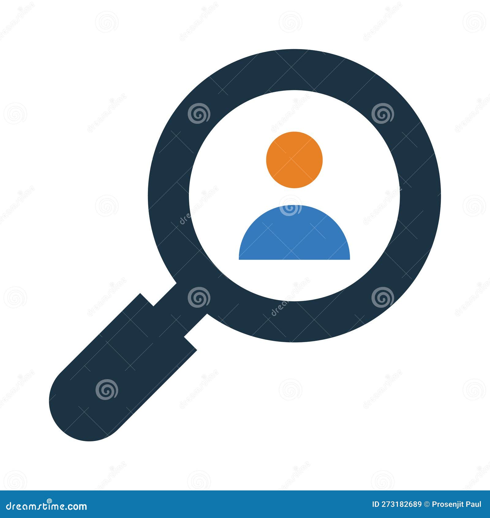 Find Or Search Icon Design, Simple Rmagnifying Glass Illustration ...