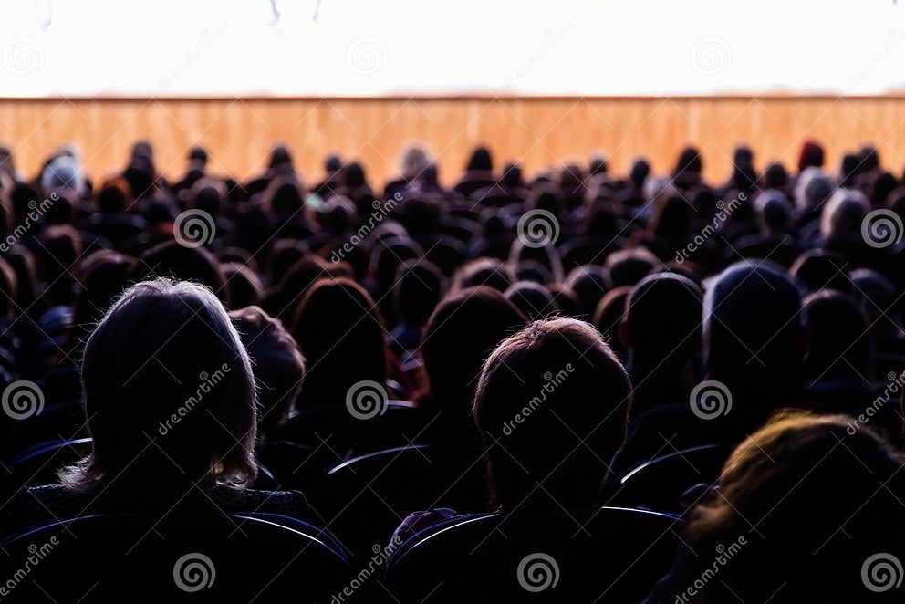 People in the Auditorium Looking at the Stage Editorial Photography ...