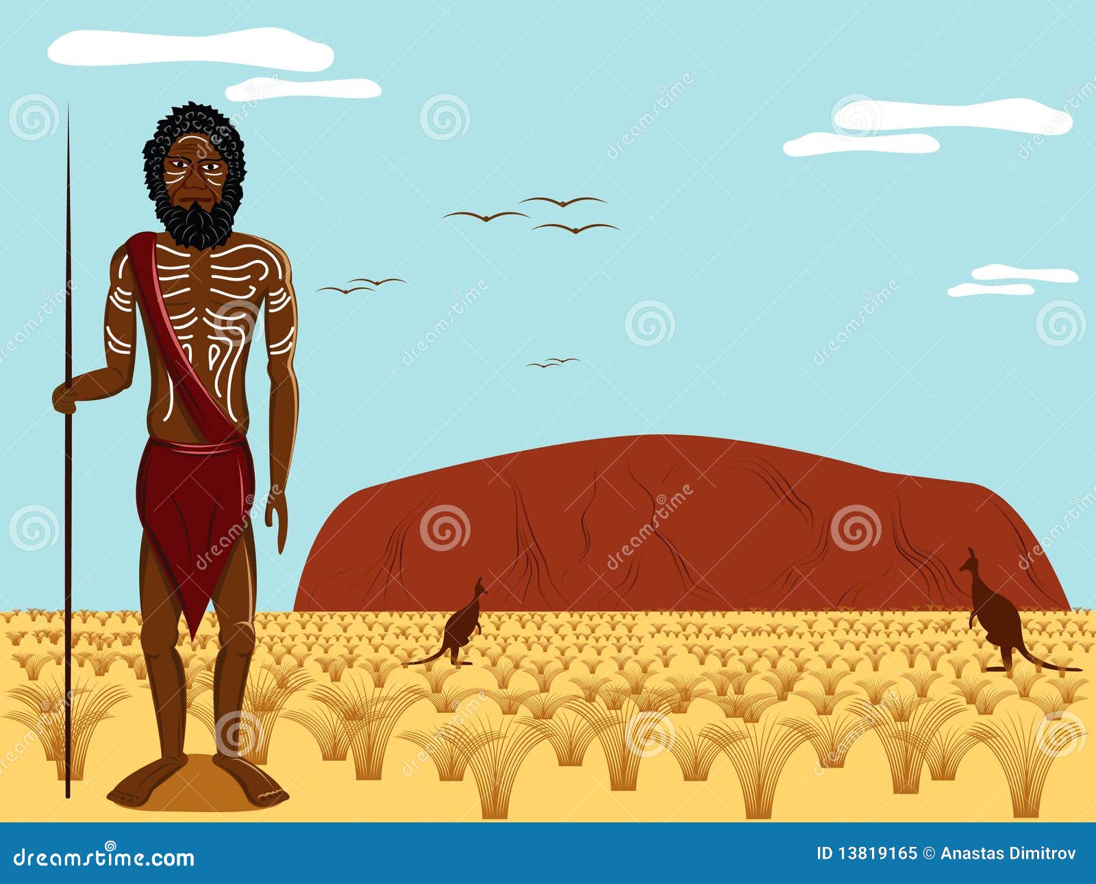 People of australia stock vector. Illustration of outback - 13819165