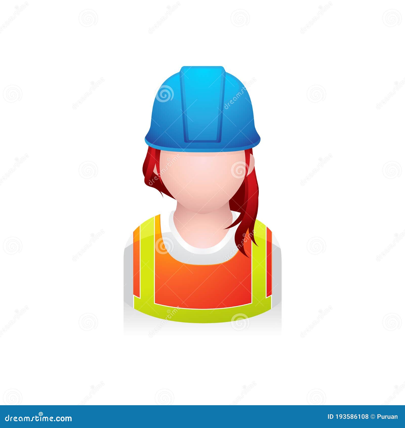 People Avatar Icons - Construction Worker Stock Vector - Illustration ...