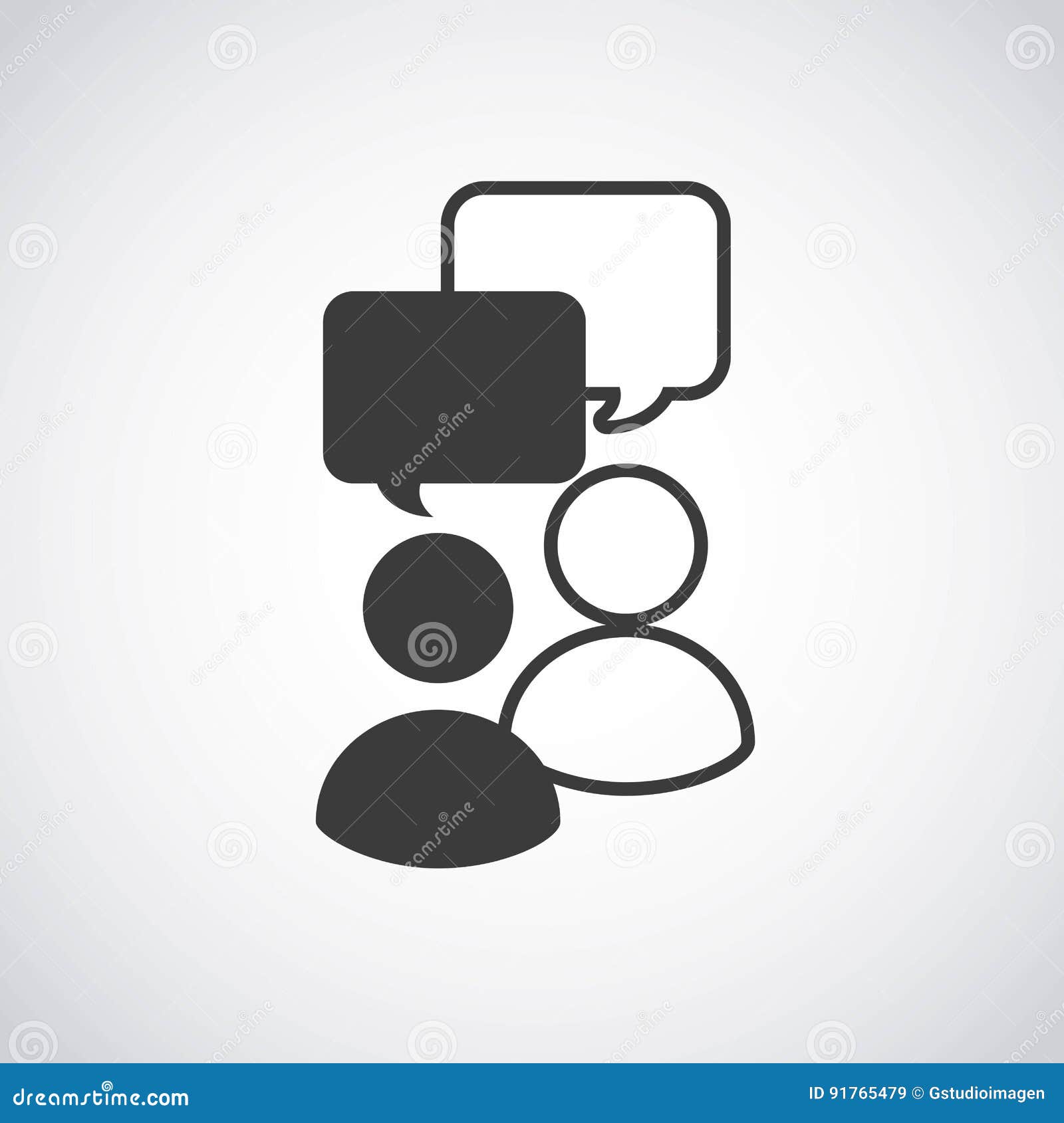 People Avatars Community Group Stock Vector - Illustration of chat ...