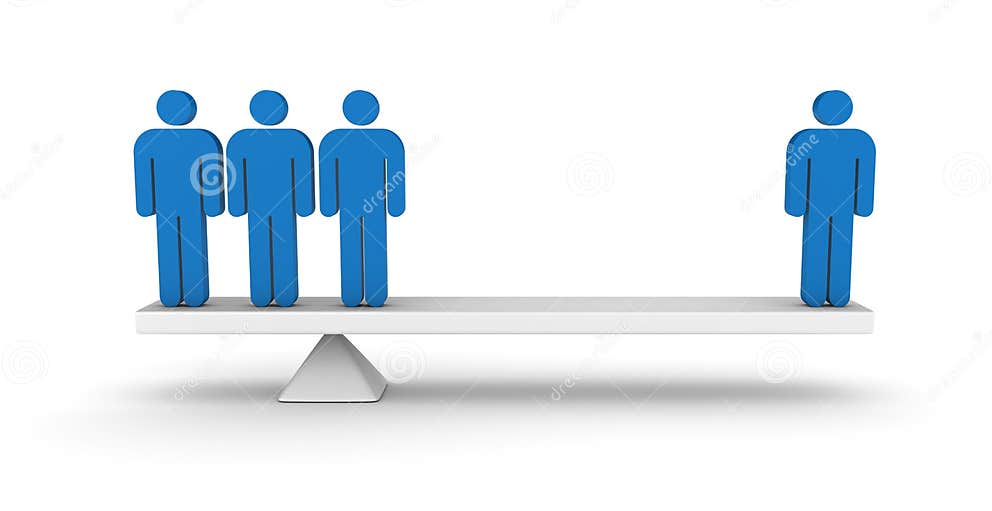 People Balance stock illustration. Illustration of teamwork - 27076299