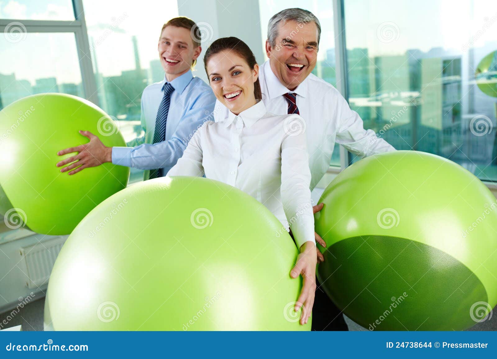 People with balls stock photo. Image of caucasian, handsome - 24738644