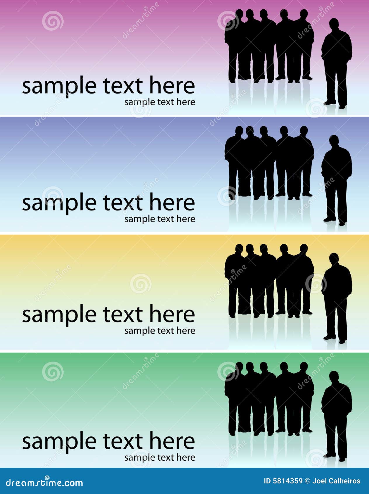 People banner stock vector. Illustration of lines, vector - 5814359