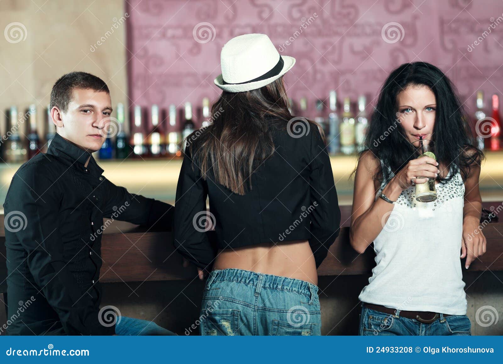 People in the bar stock photo. Image of person, glamour - 24933208