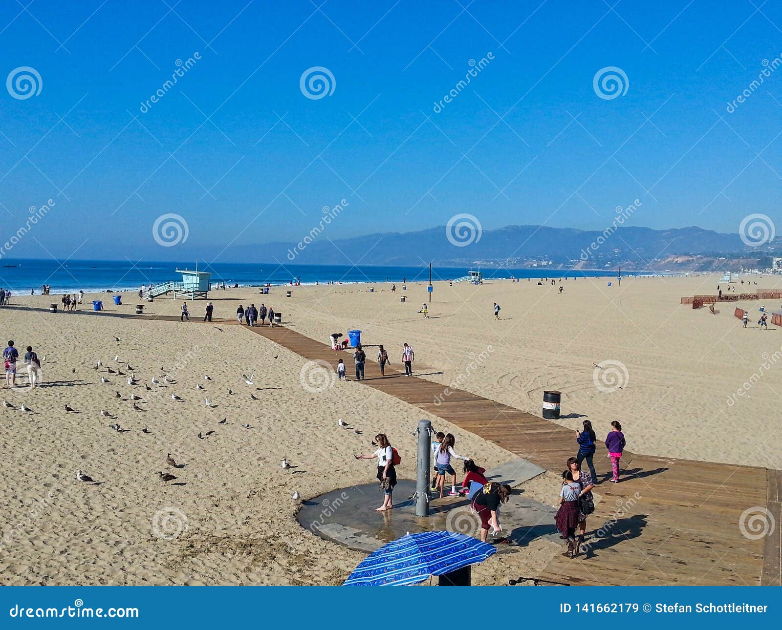 People on a beach in miami editorial stock image. Image of people ...