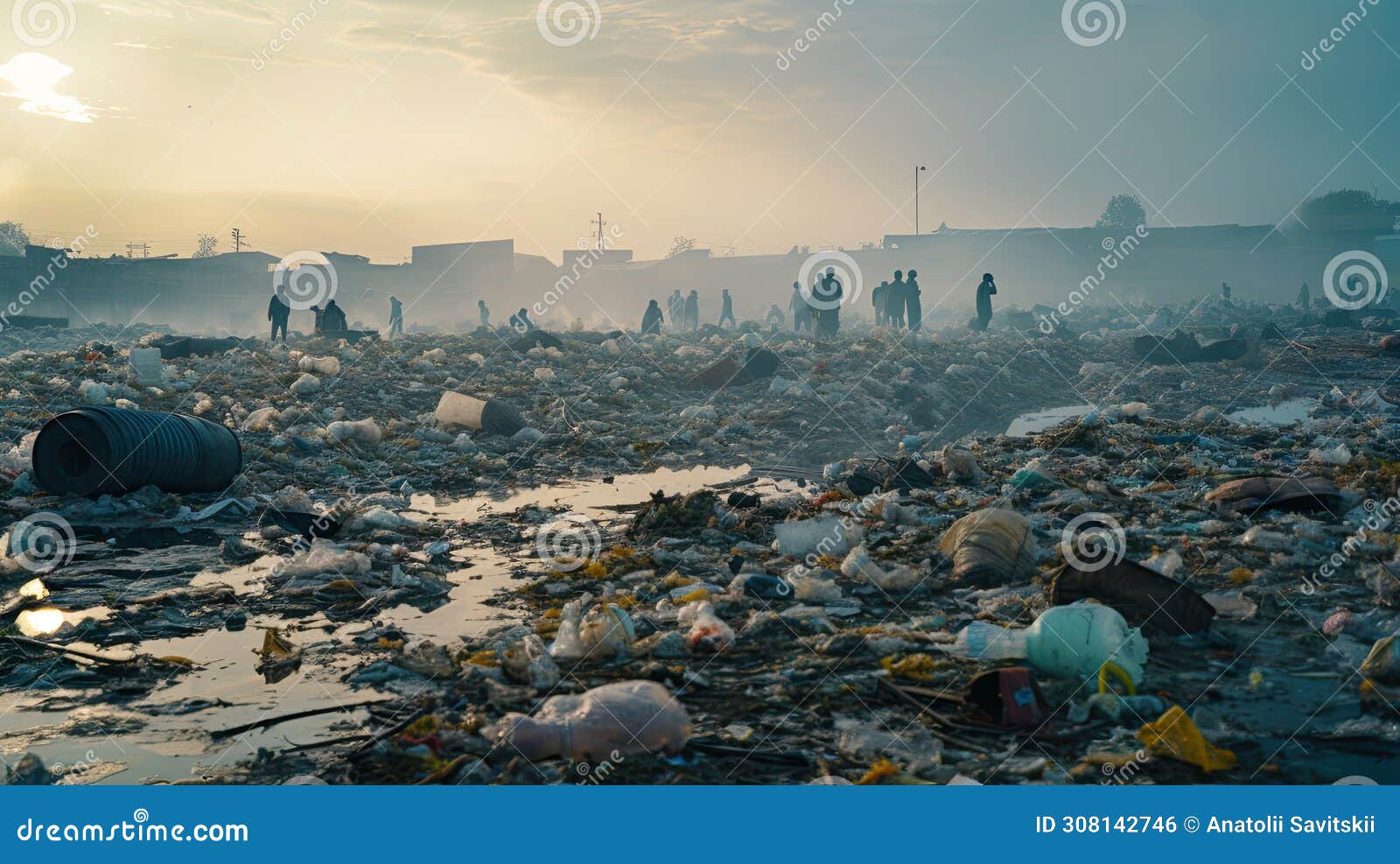 People on a Big Garbage Dump. Pollution of the Environment and Our ...