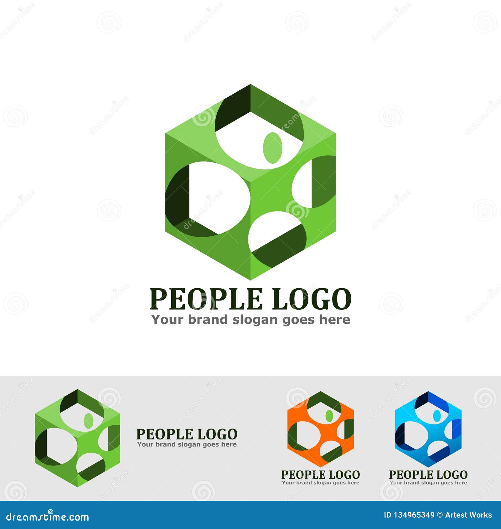 People box logo stock vector. Illustration of architect - 134965349