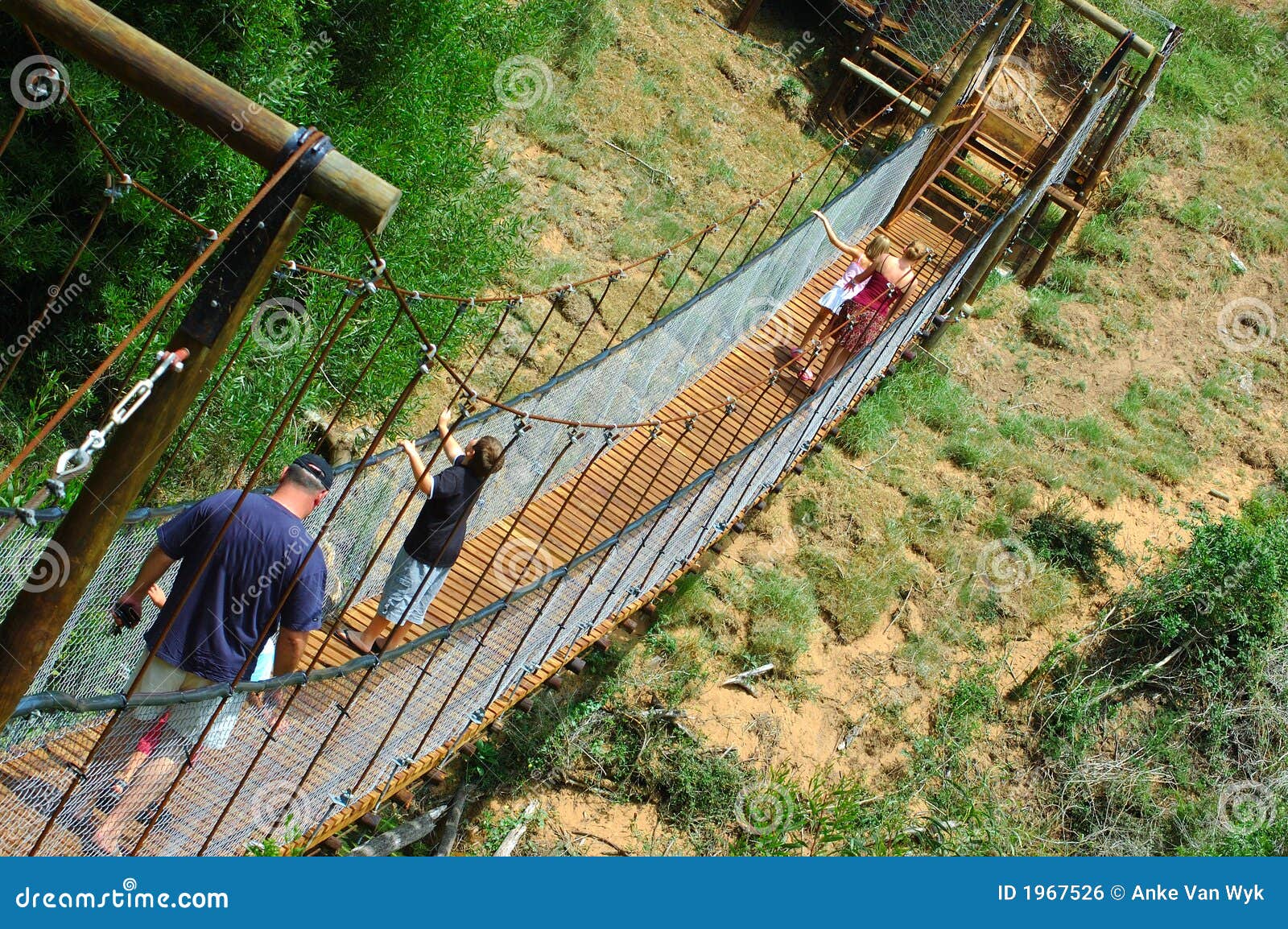 People on bridge stock photo. Image of abstract, children - 1967526