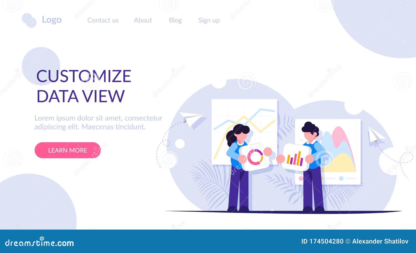 People Build a Dashboard and Interact with Graphs. Offer To Choose the ...
