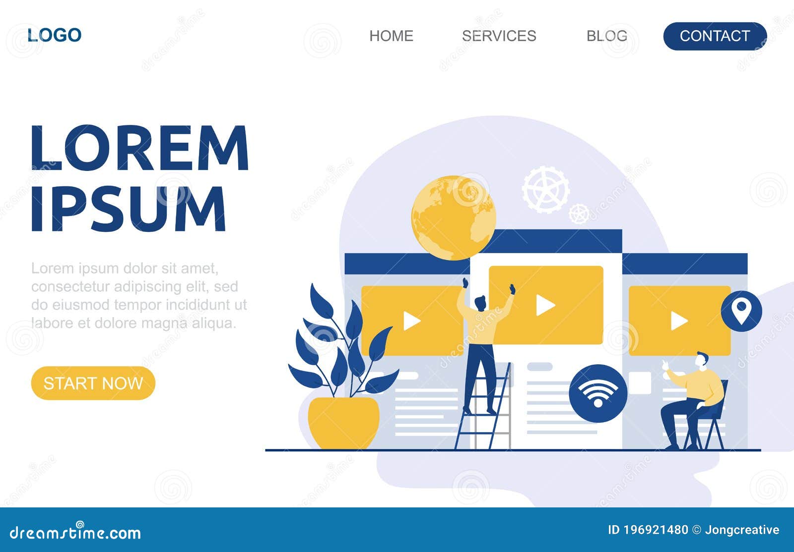 People Build Website Design Web Page Project Development Illustration ...