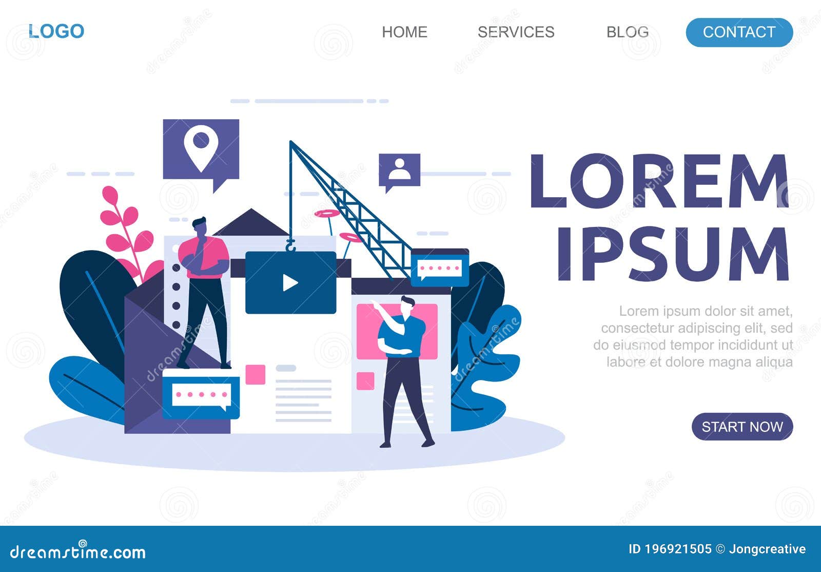 People Build Website Design Web Page Project Development Illustration ...