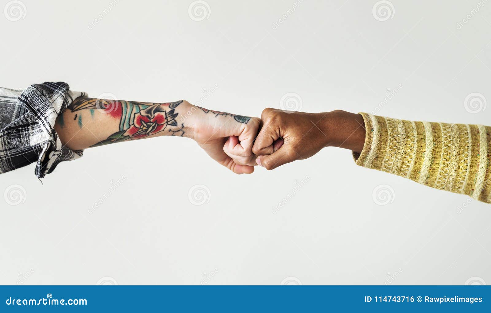 People Bumping Their Fists Together, Arms. Man Giving Fist Bump. Team ...