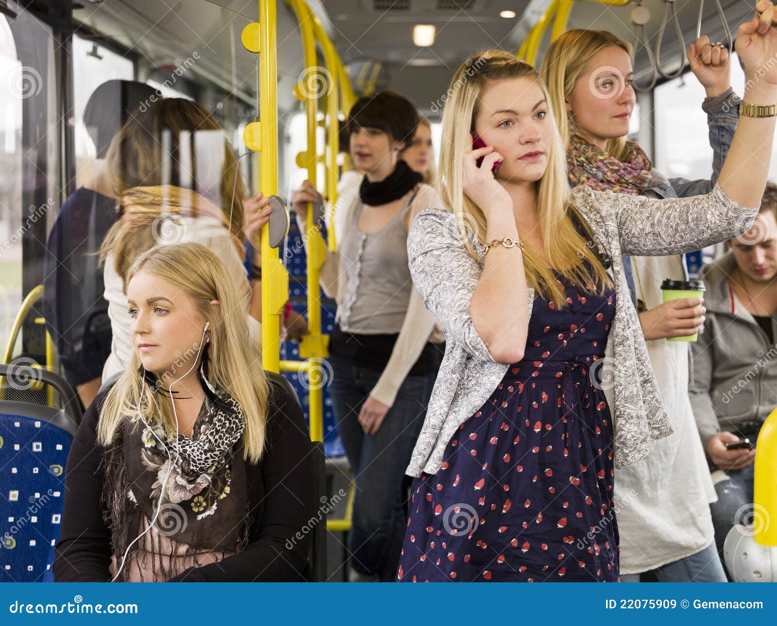 People in a bus stock image. Image of speed, train, group - 22075909