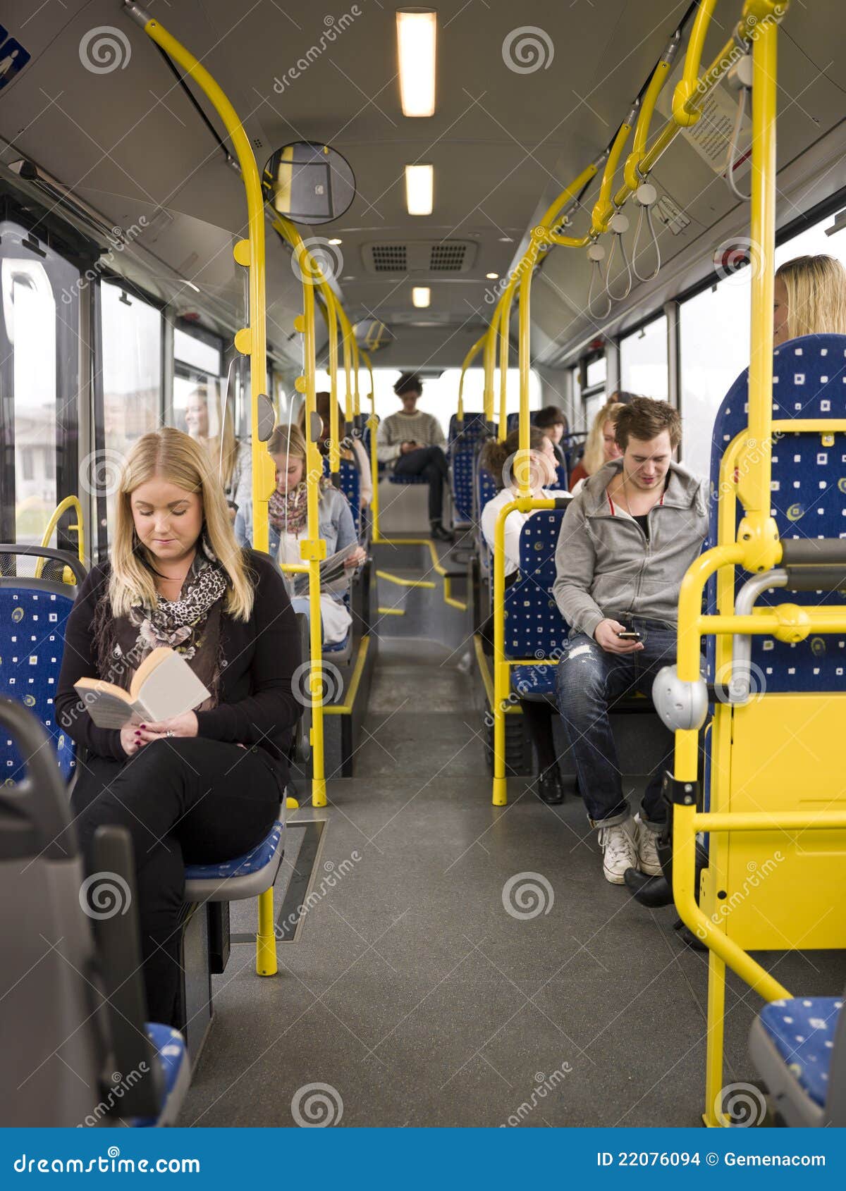 People in a bus stock photo. Image of hour, mode, seats - 22076094