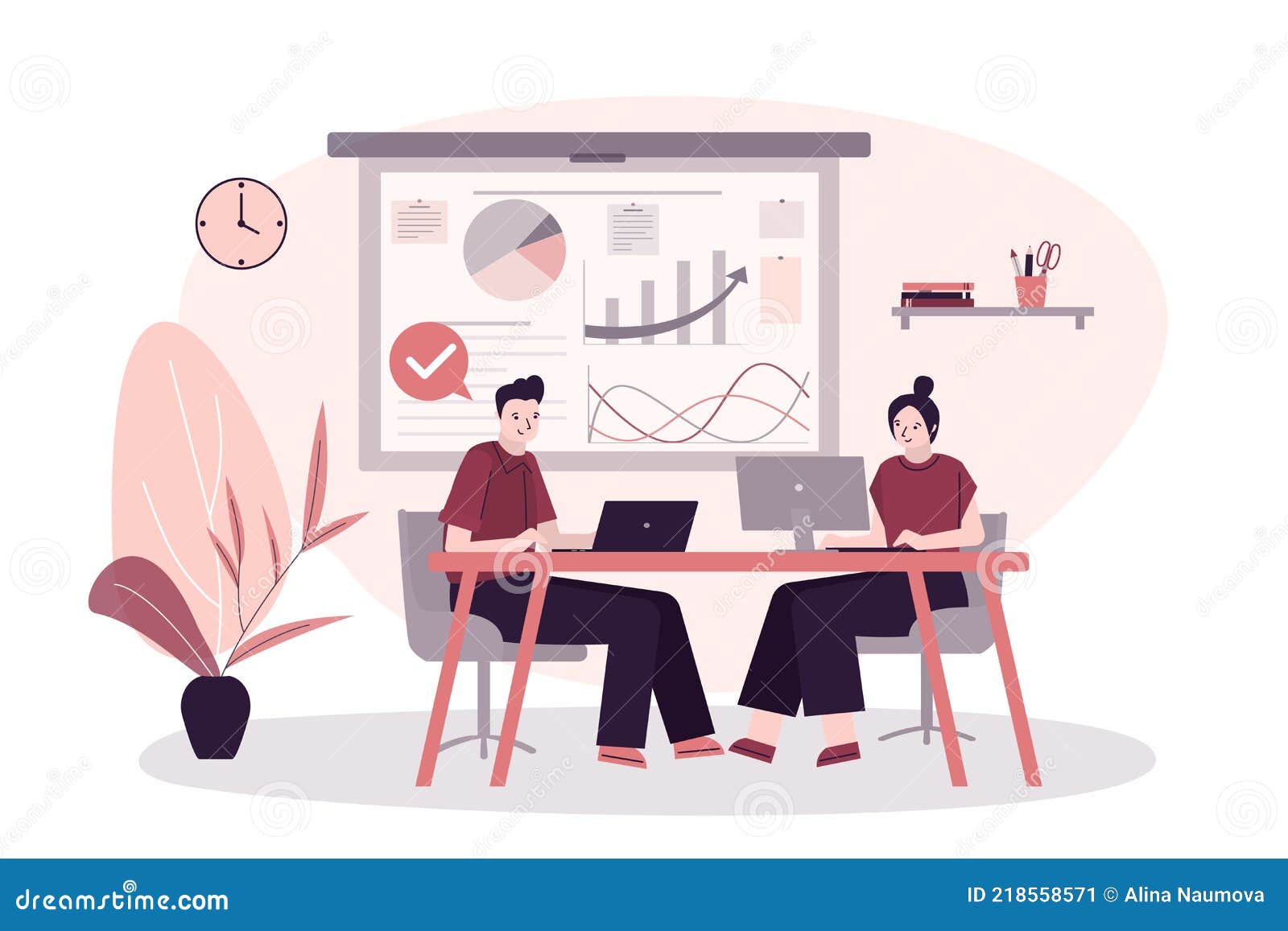 People at Business Conversation. Partners Developing New Project ...