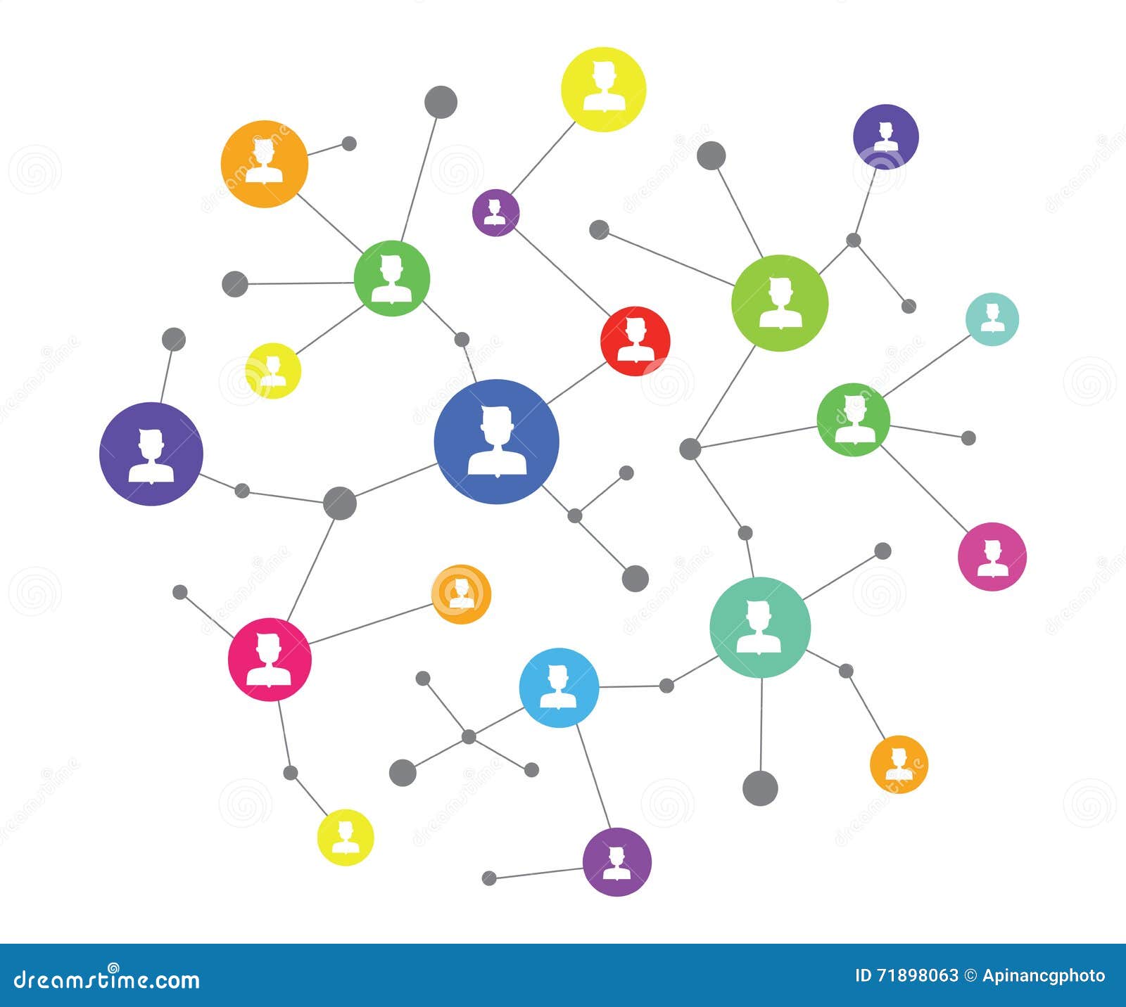 People Business Online Connection Stock Vector - Illustration of ideas ...