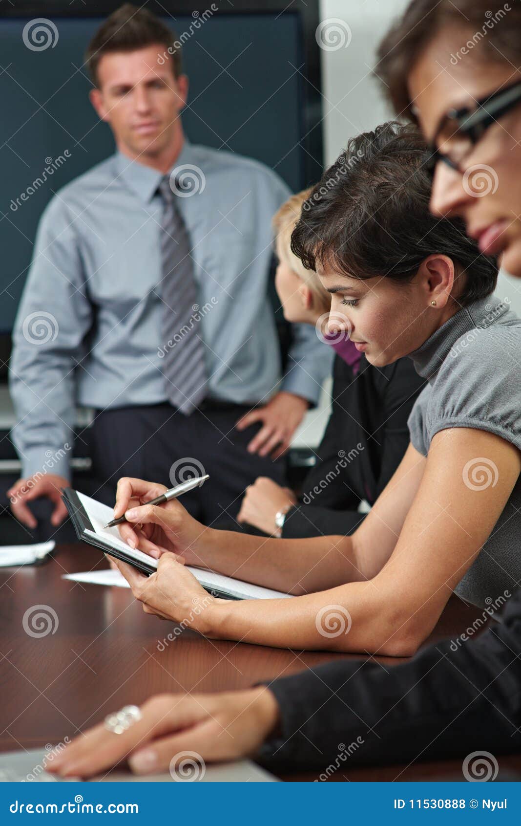 People on Business Training Stock Photo - Image of briefing, attractive ...