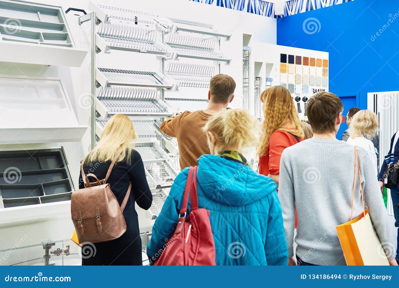 Shoppers in the Hardware Store Editorial Stock Image - Image of chooses ...