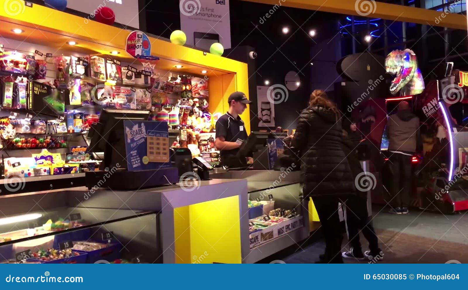 People Buying Game Zone Ticket Inside Cineplex Stock Video - Video of ...