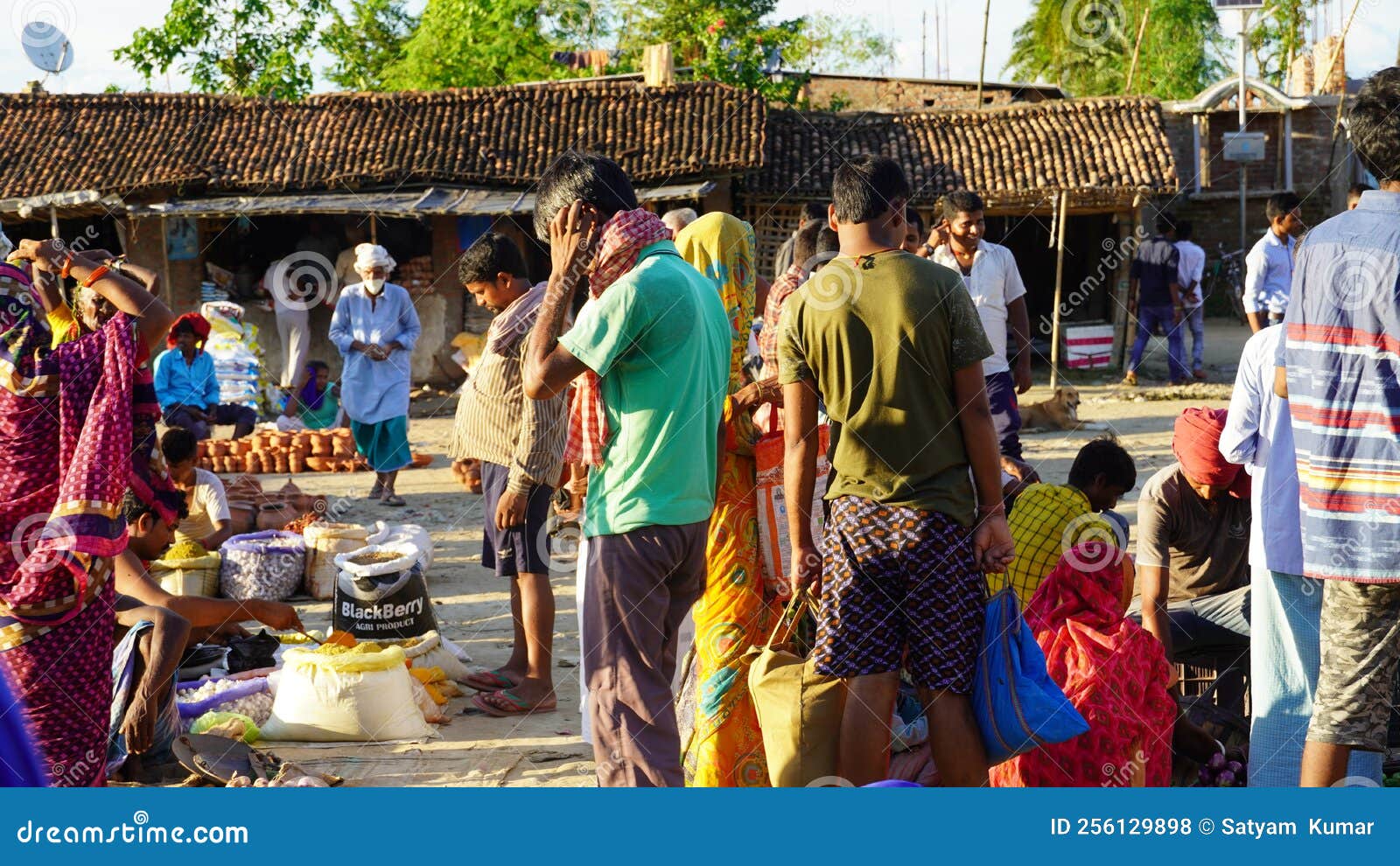 People Buying Things in the Market Editorial Stock Photo - Image of ...