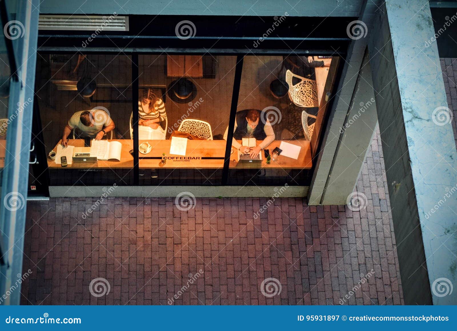 People In Cafe Picture. Image: 95931897