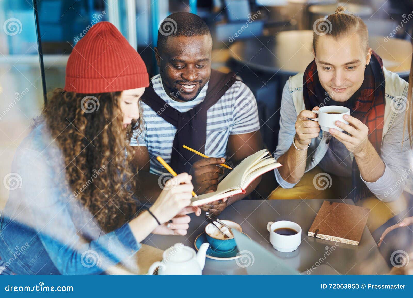 People at cafe stock photo. Image of lifestyles, table - 72063850