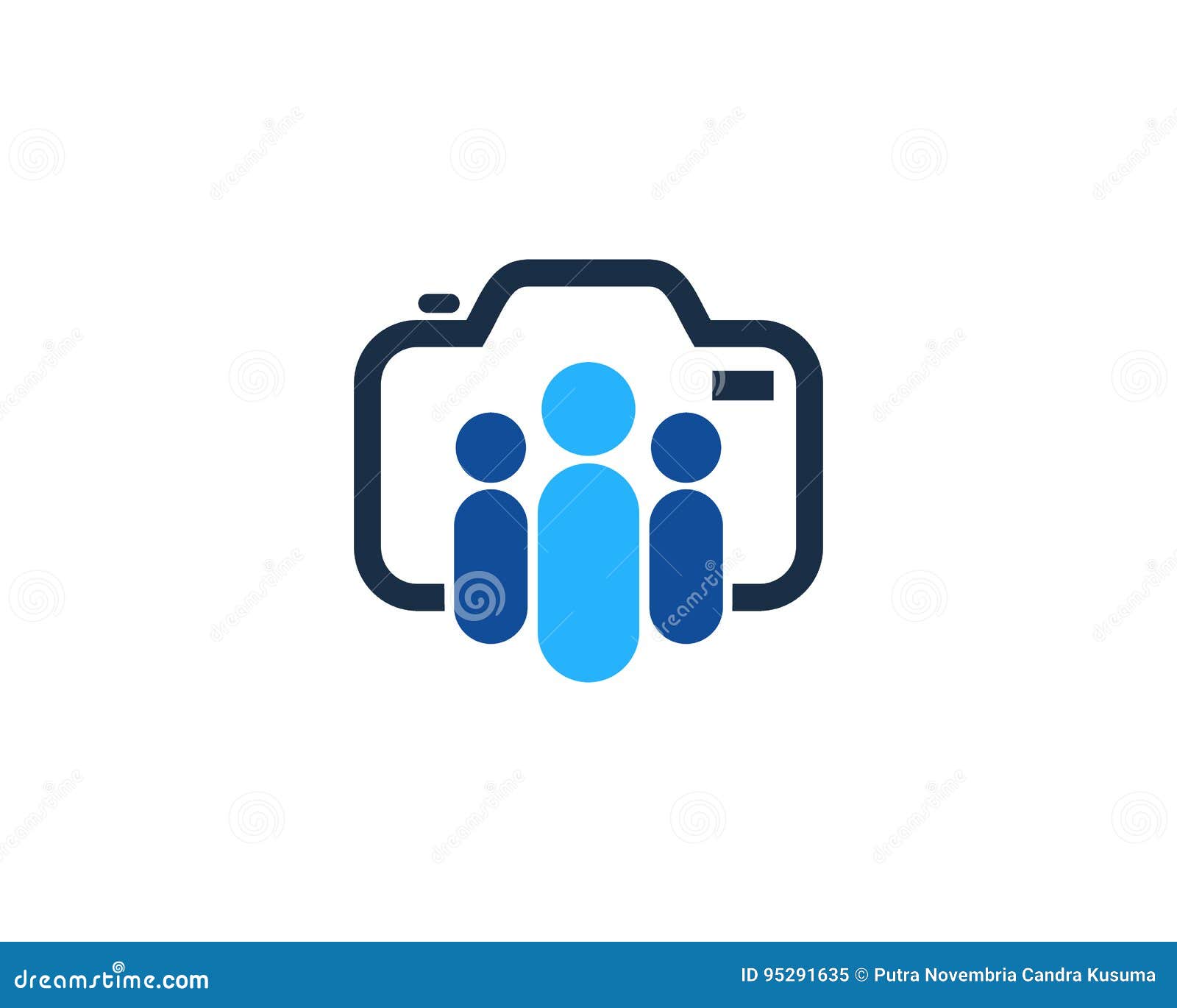 People Camera Icon Logo Design Element Stock Vector - Illustration of ...