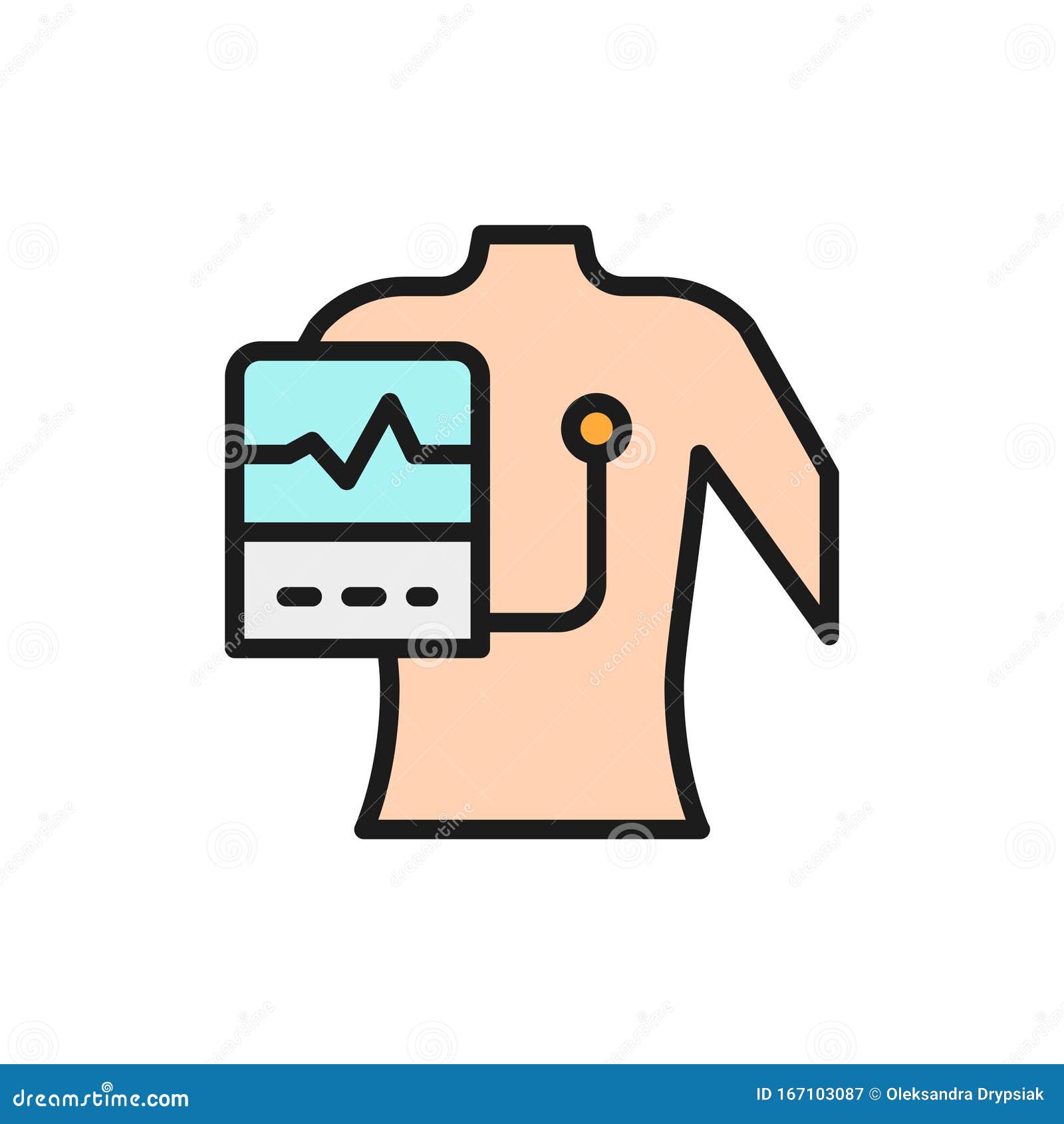 Pacemaker Line Icon Concept. Pacemaker Vector Linear Illustration ... Pacemaker Line Icon Concept. Pacemaker Vector Linear Illustration ...