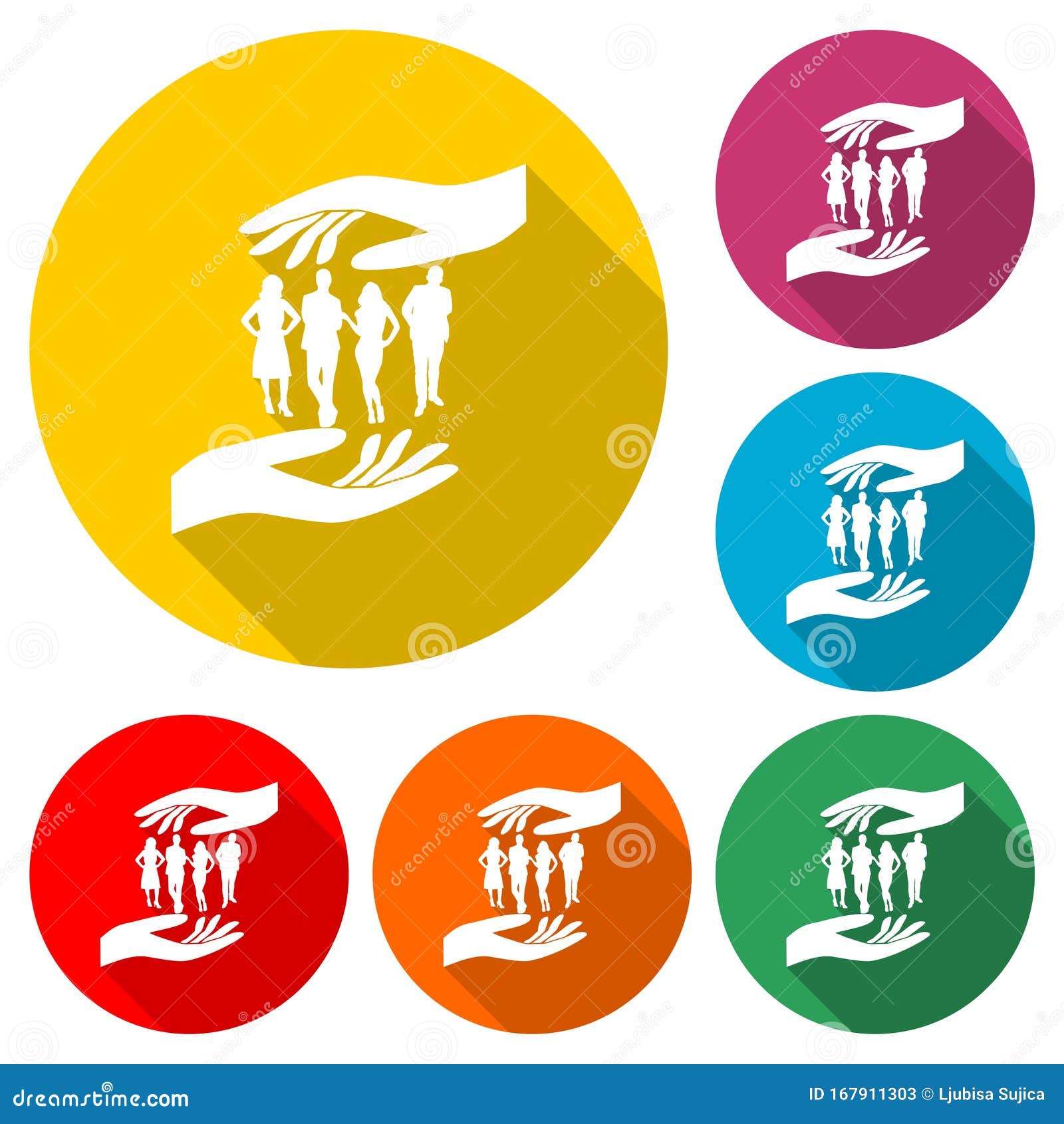 People Care Icon, Users Group Icon Isolated with Long Shadow Stock ... People Care Icon, Users Group Icon Isolated with Long Shadow Stock ...
