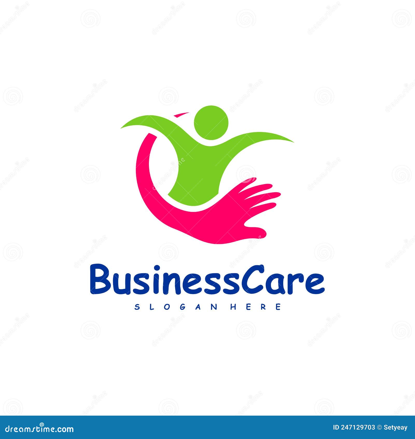 People Care Logo Design Vector. Icon Symbol Stock Illustration ...