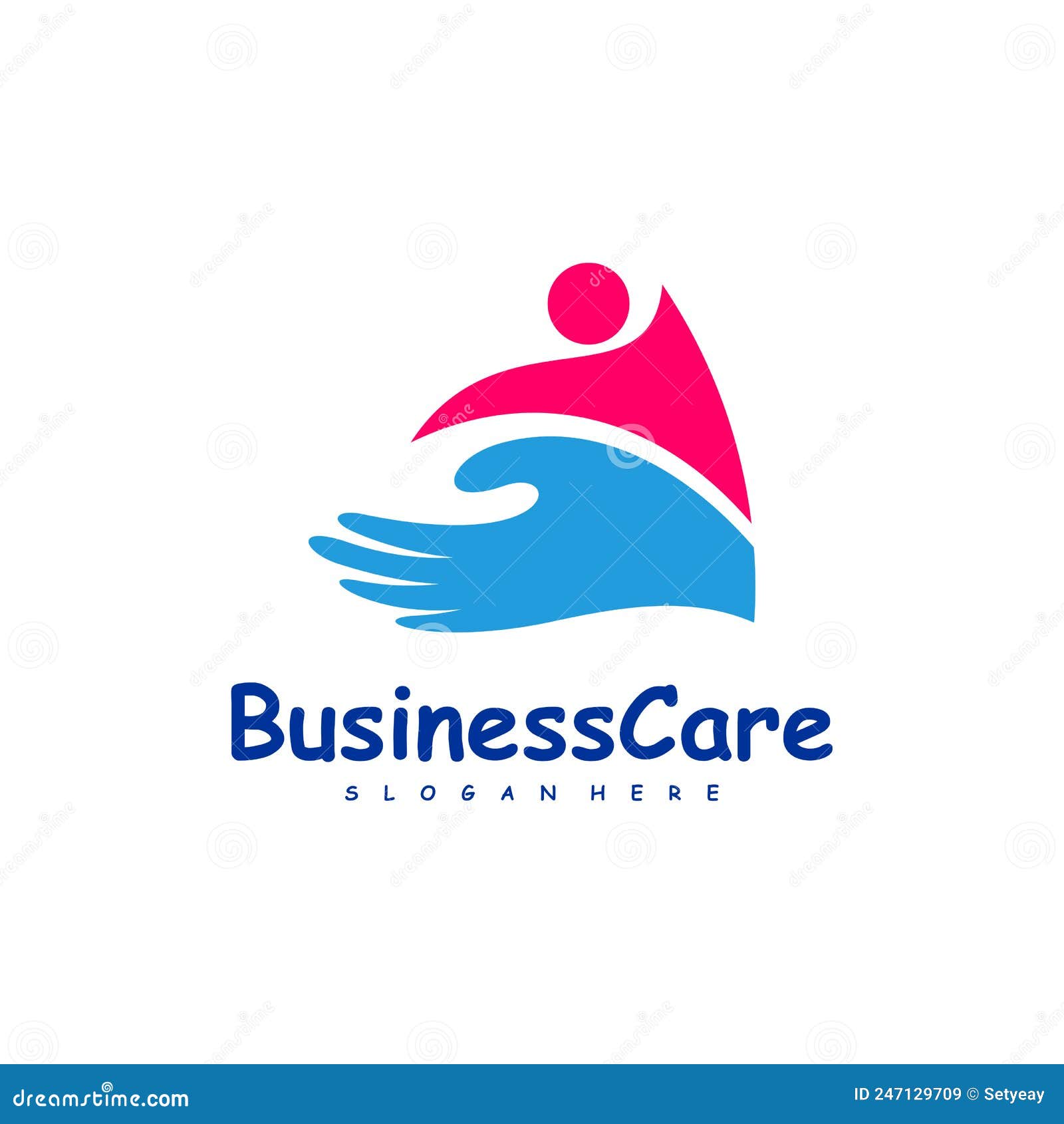 People Care Logo Design Vector. Icon Symbol Stock Illustration ...