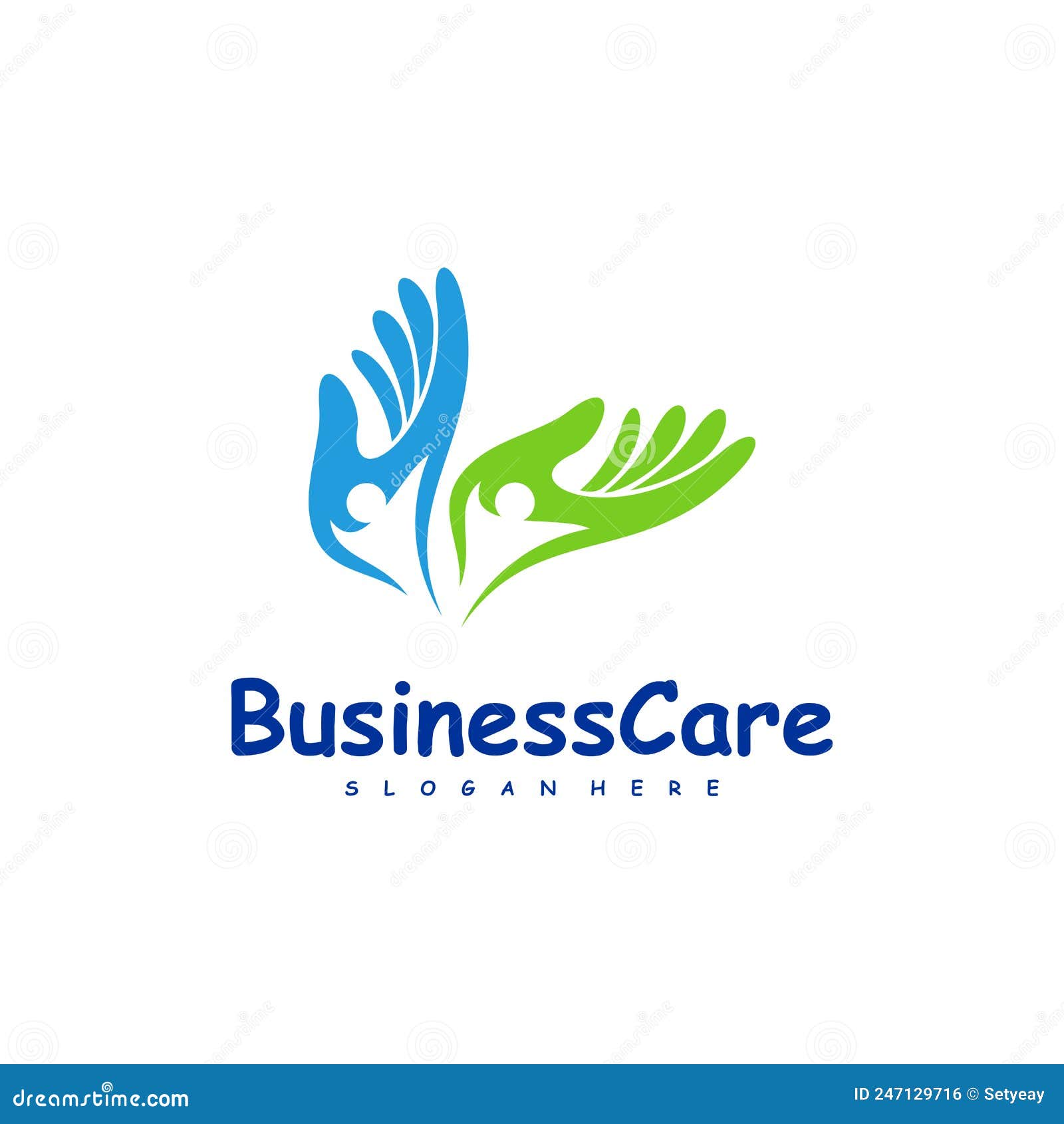 People Care Logo Design Vector. Icon Symbol Stock Illustration ...
