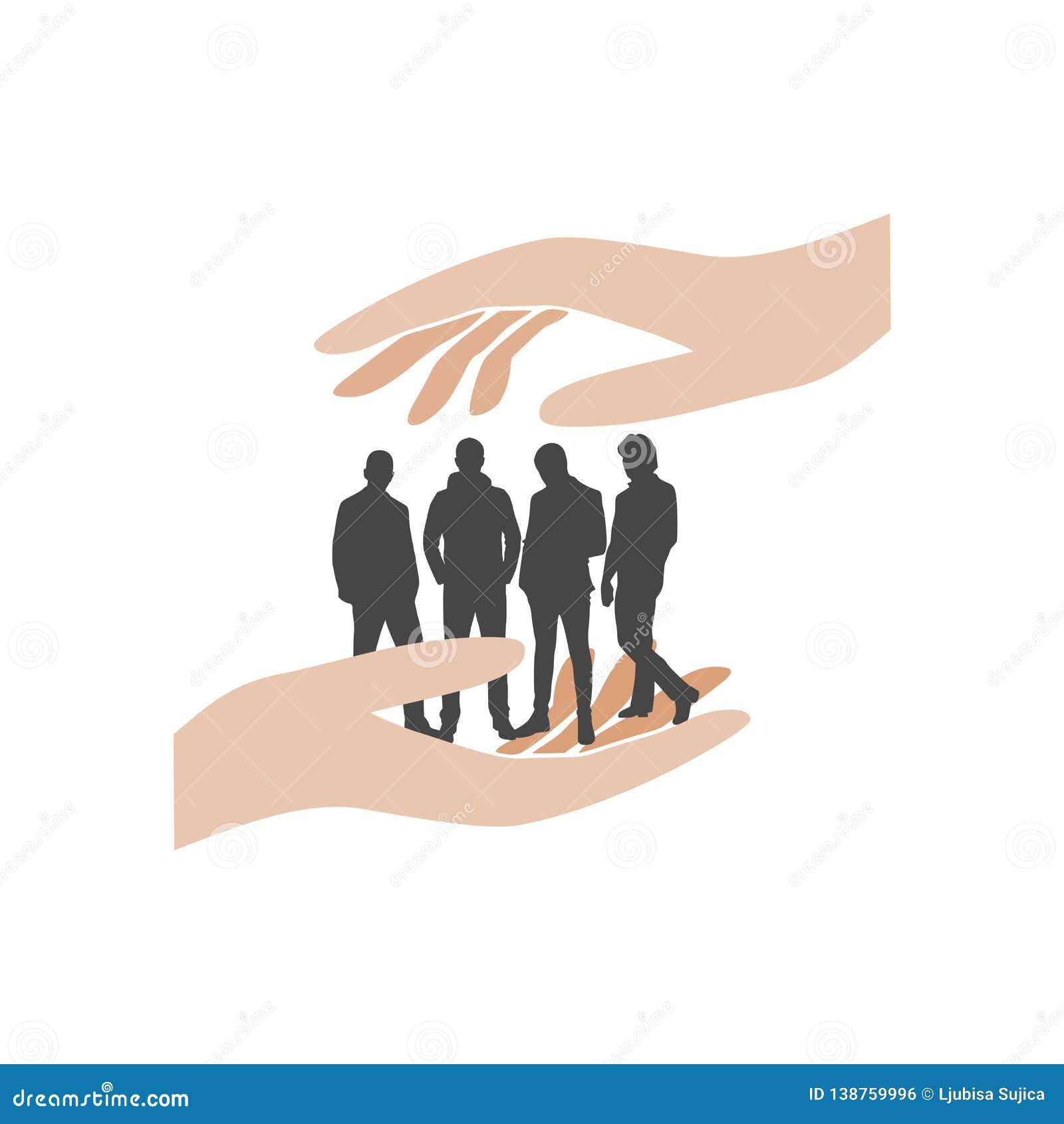 People Care Logo Designs Concept, Group Care Logo Symbol Stock Vector ...