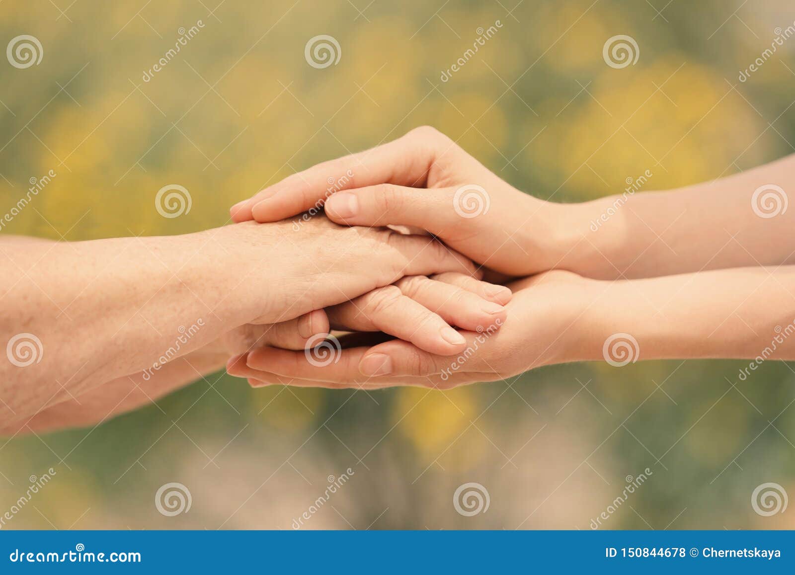Care and Support. Giving Helping Hand Concept Stock Photo - Image of ...